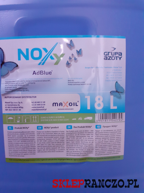 ranczo > AdBlue 18l NOXY